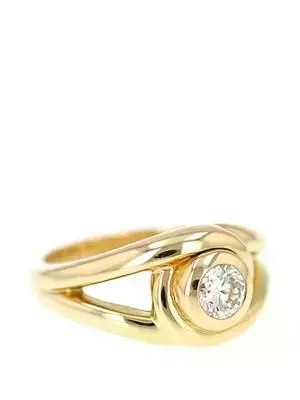 Cartier 18 Karat Yellow Diamond Ring
