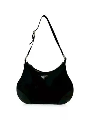 Prada Tessuto Shoulder Bag - Black