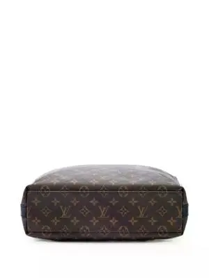 LOUIS VUITTON 2014 Monogram Macassar Kitan Satchel