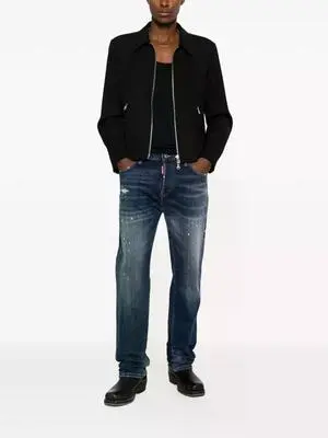 Dsquared2 Paint-splatter Distressed Jeans