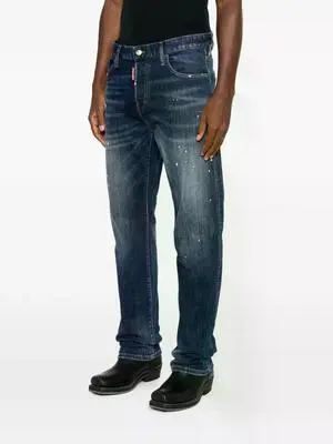 Dsquared2 Paint-splatter Distressed Jeans