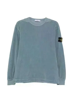 Stone Island Logo-patch Sweater - Blue