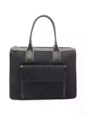 Gucci 2000s Gg Canvas Tote Bag