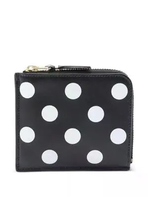 Comme Des Garçons 2020s Polka-dot Coin Purse Black