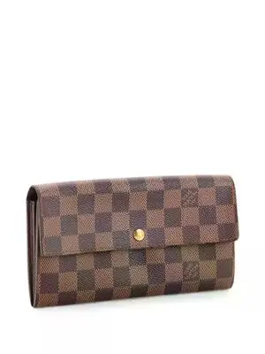 LOUIS VUITTON Sarah Wallet Damier Compact Small Wallets
