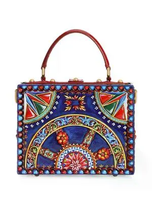 Dolce & Gabbana Dolce Box Handbag In Carretto Resin