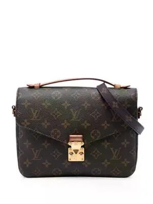 LOUIS VUITTON 2020 Monogram Pochette Metis Satchel - Brown