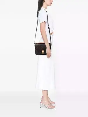 LOUIS VUITTON 2020 Monogram Pochette Metis Satchel