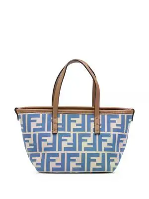 Fendi 2010-2026 Mini Zucca Jacquard Roll Satchel - Blue