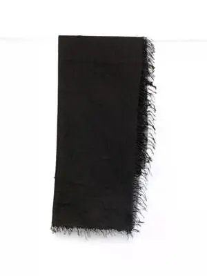 Faliero Sarti Frayed-edge Scarf - Black