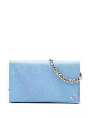 Gucci 2000-2015 Calfskin Betty Wallet On Chain Crossbody Bag - Blue