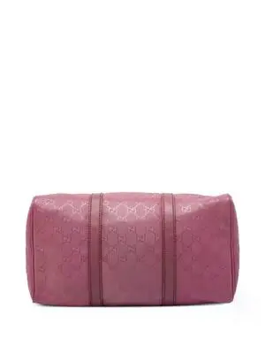 Gucci Medium Gg Imprimé Joy Boston Bag - Pink