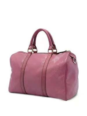 Gucci Medium Gg Imprimé Joy Boston Bag - Pink