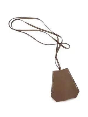 Hermès 2018 Clochette Logo-detail Necklace - Silver