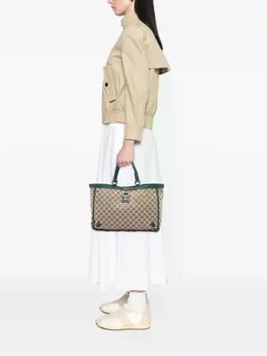 Gucci Gg Canvas Abbey D-ring Tote Bag - Neutrals