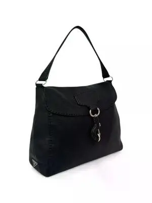 Prada 2013-2026 Vitello Daino Shoulder Bag - Black