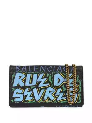 Balenciaga 2010-2020s Graffiti Cross Body Bag