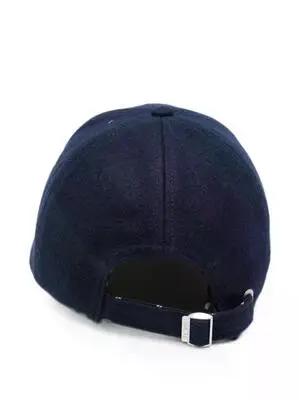 Barbour Bowery Logo-embroidered Cap - Blue