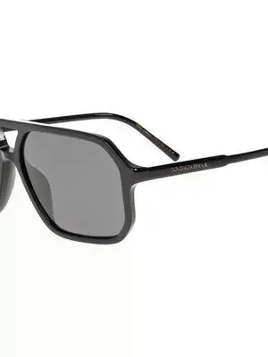Dolce & Gabbana Geometric-frame Double-bridge Sunglasses