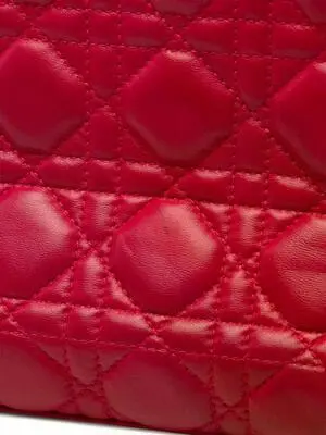 Dior Lambskin Cannage Lady Satchel - Pink