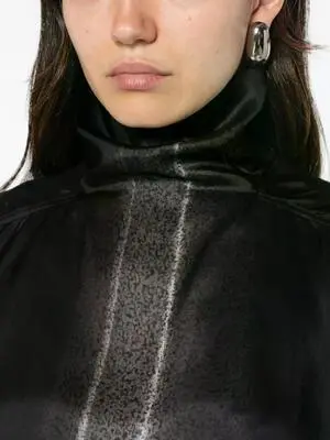Rick Owens Contrast Print" Blouse