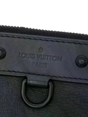 LOUIS VUITTON 2018 Monogram Shadow Discovery Pochette Clutch Bag