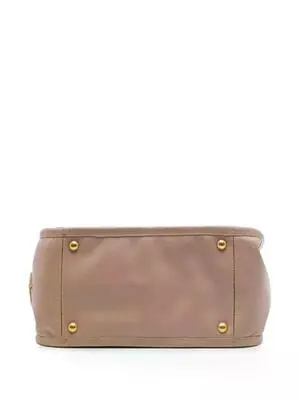 Prada 2010-2026 Saffiano Lucido Top Handle Frame Tote Bag