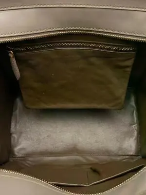Celine Smooth Calfskin Luggage Tote Bag - Grey