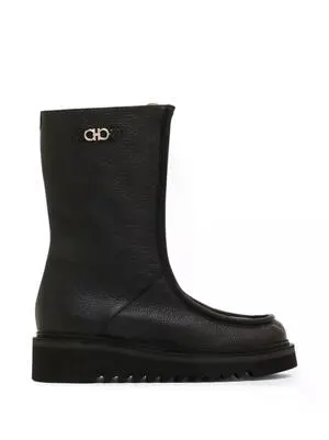 FERRAGAMO Eurialo Logo-plaque Boots