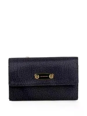 Borbonese Op-print Logo-plaque Wallet - Blue