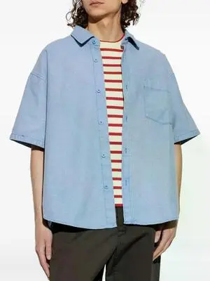 American Vintage Short-sleeve Denim Shirt