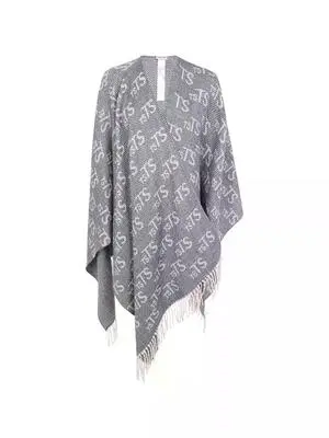TWINSET Jacquard Chevron Scarf - Black