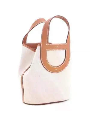 Hermès In-the-loop Bag Clemence With Swift 18 Bucket Bag - Brown