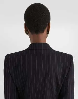 Dolce & Gabbana Turlington Single-breasted Jacket In Pinstripe Wool Collection
