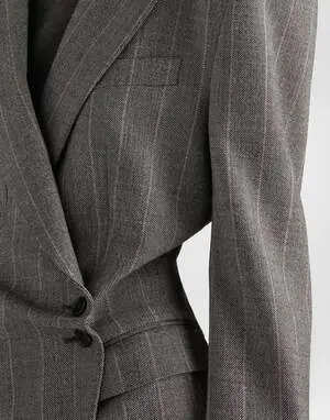 Dolce & Gabbana Double-breasted Pinstripe Wool Jacket� Collection