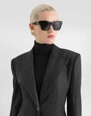 Dolce & Gabbana Turlington Single-breasted Jacket In Wool Flannel Collection