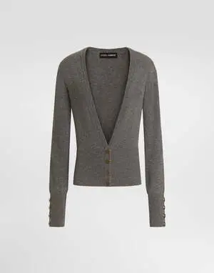Dolce & Gabbana Cashmere Cardigan Collection - Grey