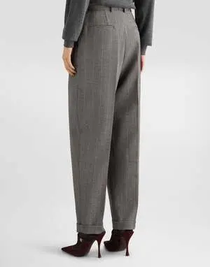 Dolce & Gabbana Pinstripe Wool Trousers Collection
