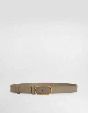 Dolce & Gabbana Calfskin Belt Belts - Beige