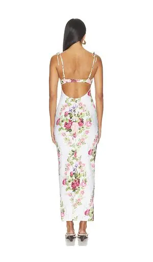 MONTCE Petal Long Slip Dress In . Also