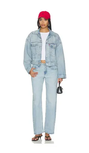 LEVI'S Loose Crop Trucker Jacket In . Also