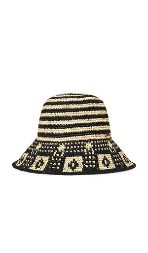Brixton Redding Packable Straw Hat - Black