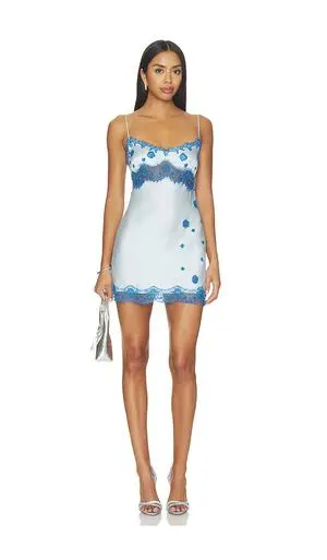 ASTA RESORT Arlette Hand Beaded Mini Dress In . Also