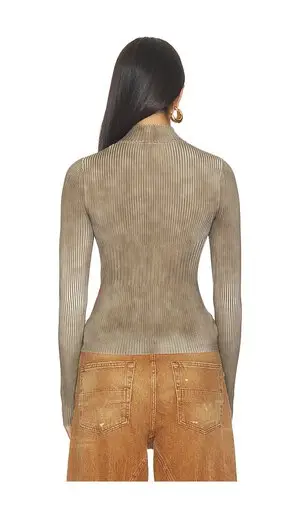 DIESEL® Msarma Knitwear With Exposed Front Zipper