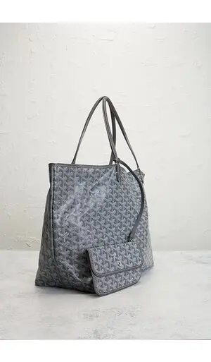 FWRD RENEW Goyard Saint Louis Gm Tote Bag - Grey