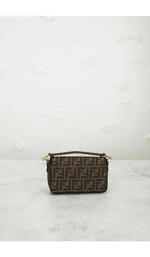 FWRD RENEW Fendi Mini Ff 1974 Baguette Shoulder Bag