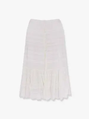MARANT ETOILE Paoline Organic Cotton Midi Skirt