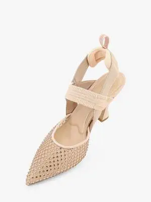Fendi Colibrì Pumps In Mesh And Suede