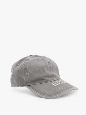 MAISON MARGIELA Cotton Hat With Embroidered Numeric Logo