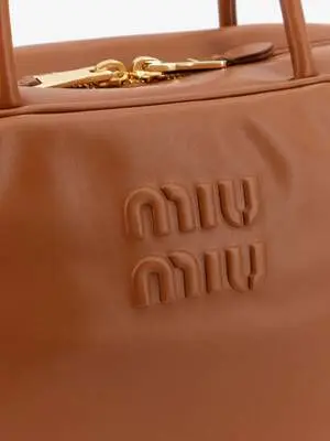 Miu Miu Beau Softy Leather Handbag